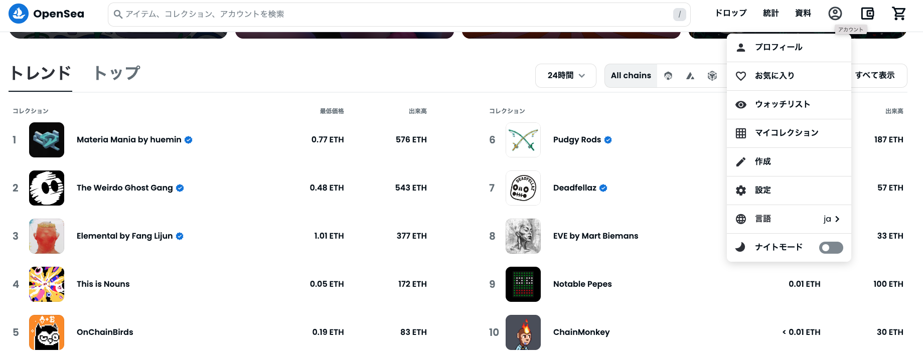OpenSea(オープンシー)とは？使い方やNFTの出品・購入方法、ガス代などを徹底解説！ | CRYPTO INSIGHT powered by ダイヤモンド・ザイ